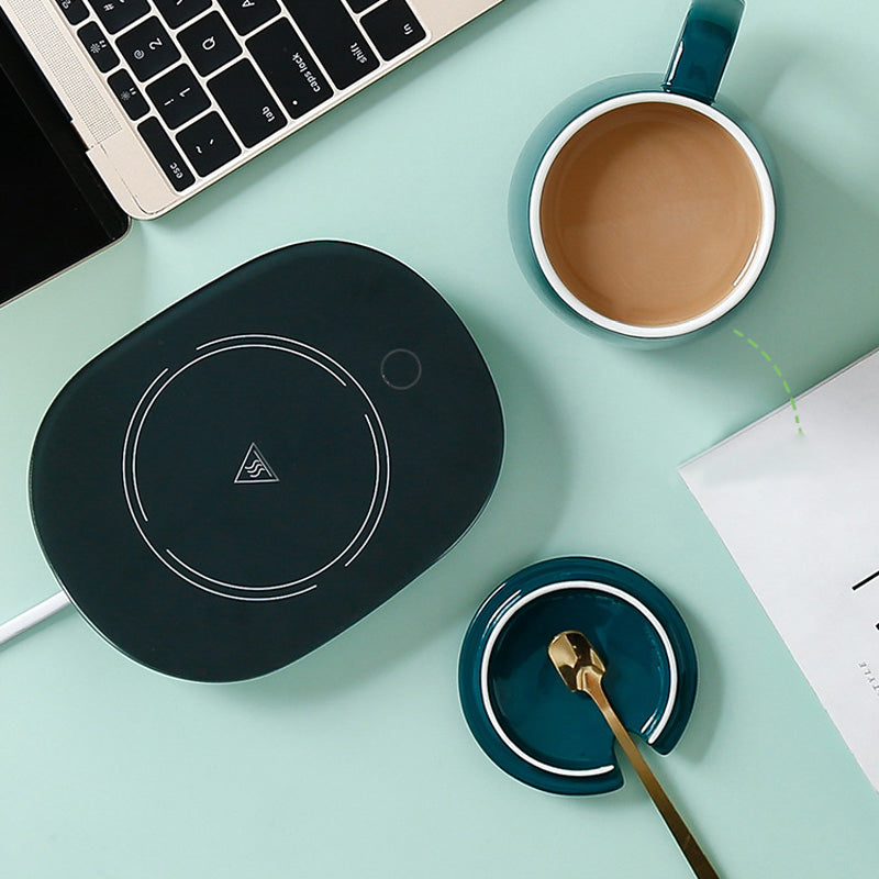 Koppvärmare Kaffemuggset (Mugg, sked, muggvärmare, presentförpackning ...